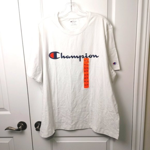 Champion | Shirts | Champion White Tshirt Xxl | Poshmark